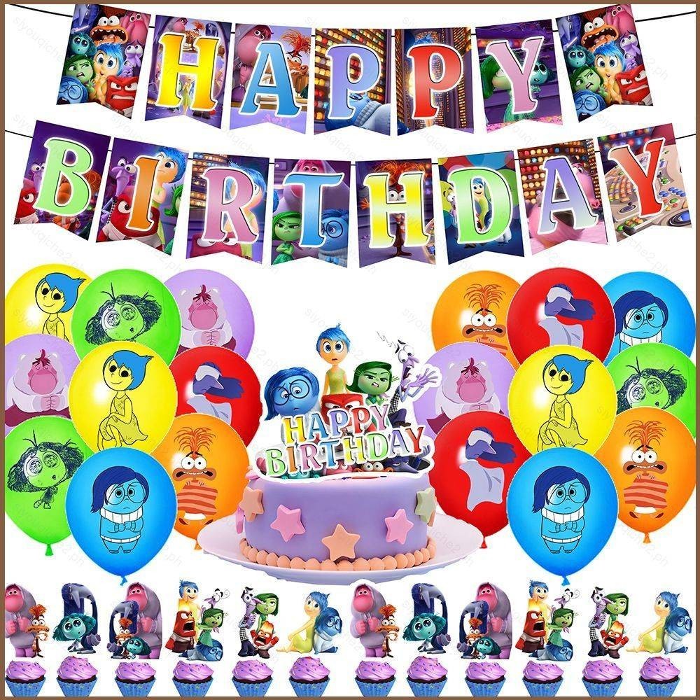 sy Inside Out 2 BabyBirthday theme Decoration Celebrate Party Banner ...
