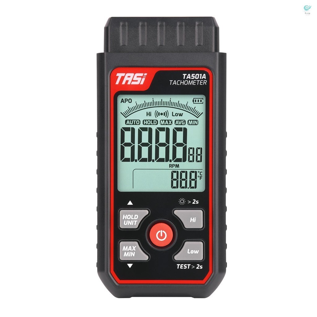 kereph TASI TA501A Digital Tachometer LCD RPM Display Non-Contact ...