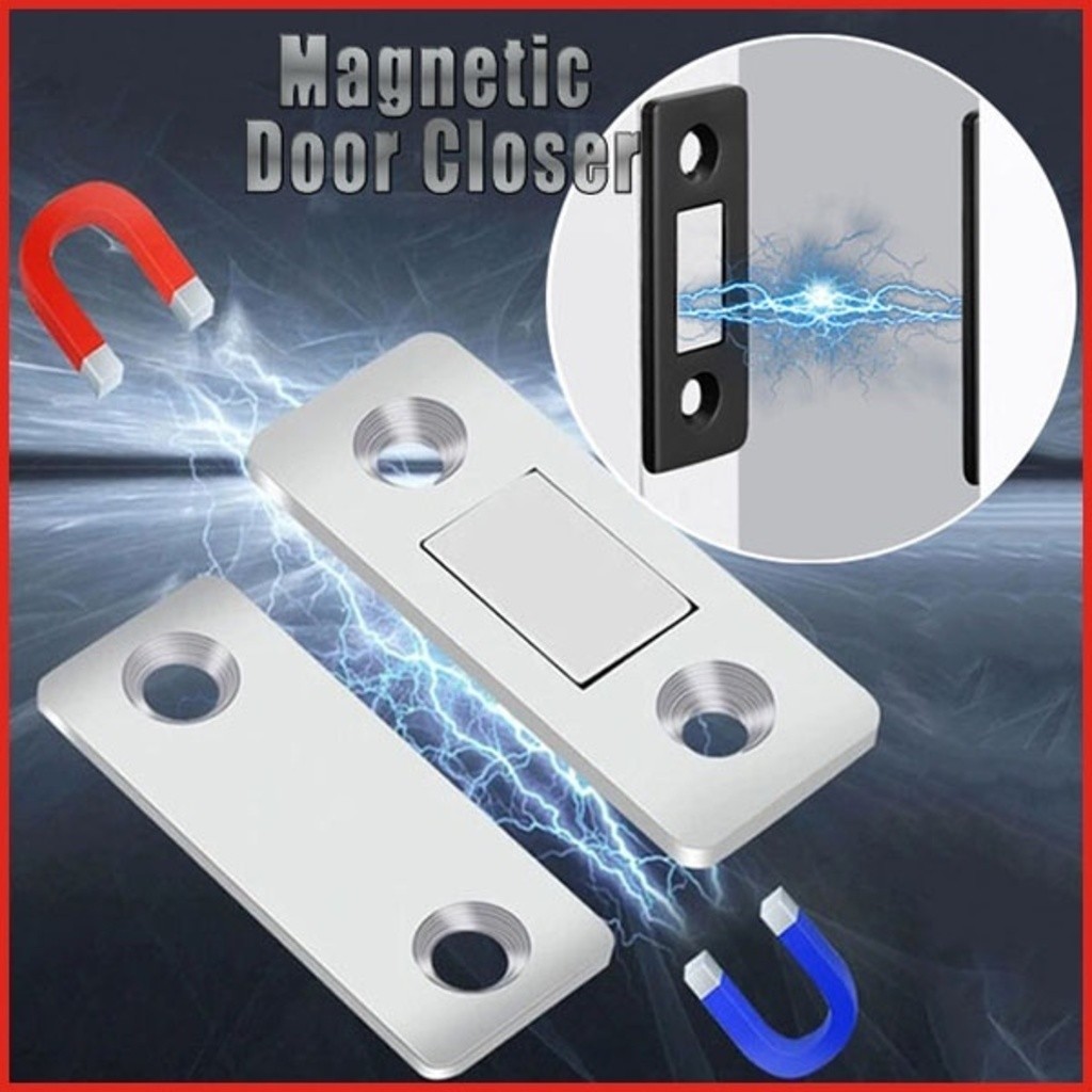 2 pieces/set of ultra-thin and super strong magnetic door closers ...