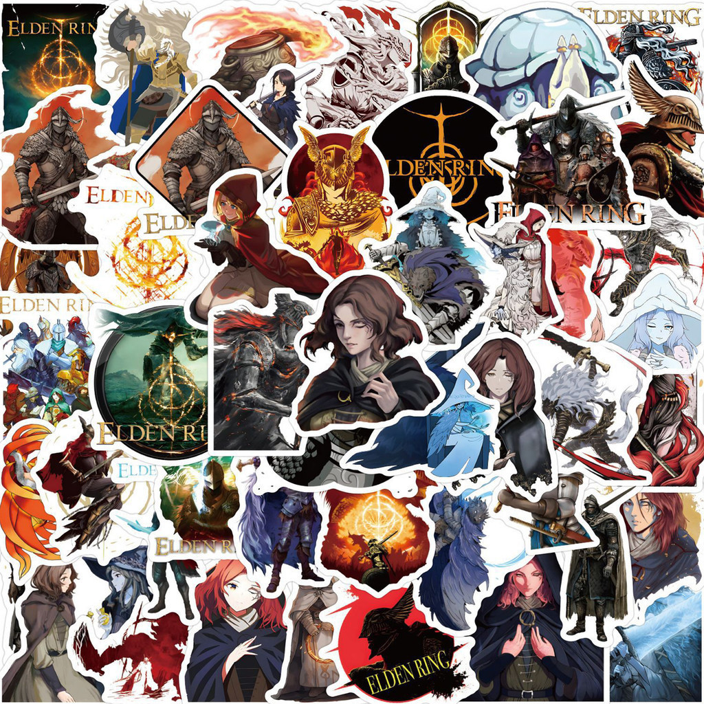 Y&P| Elden Ring Stickers Set Video Games Graffiti Waterproof Decals ...