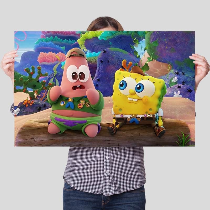 Spongebob SquarePants Anime Poster Wall Stickers Bedroom Stickers ...