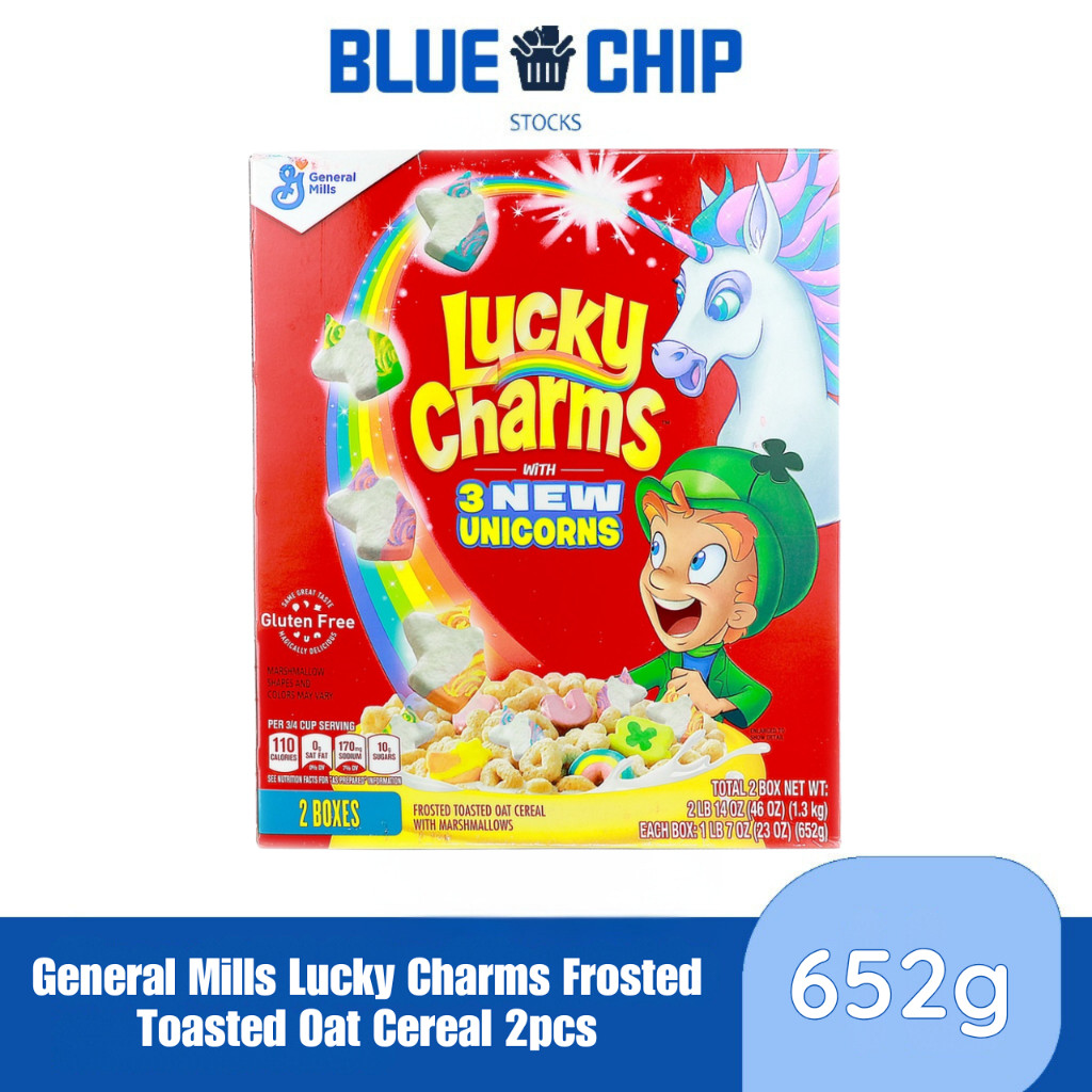 BlueChip Blue Chips Stocks General Mills Lucky Charms Frosted Toasted ...