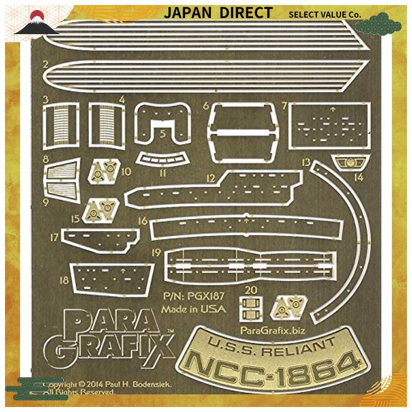 JAPAN DIRECT Star Trek Reliant Photo Etching Set - 1/1000 Scale ...