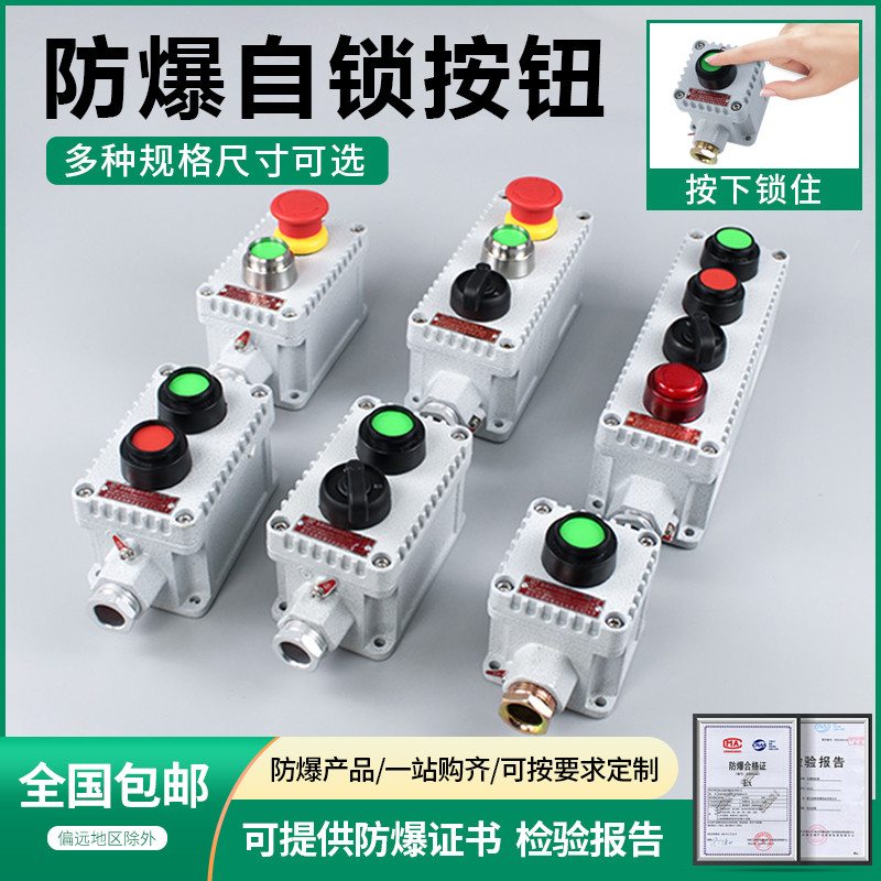 Explosion-Proof Self-Locking Control Fire Button Stainless Steel Switch ...