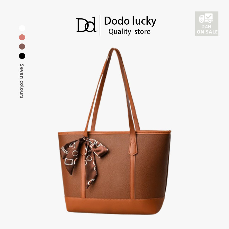 Dodo Fashion Ribbon High Quality PU Leather Women's Office Shoulder ...