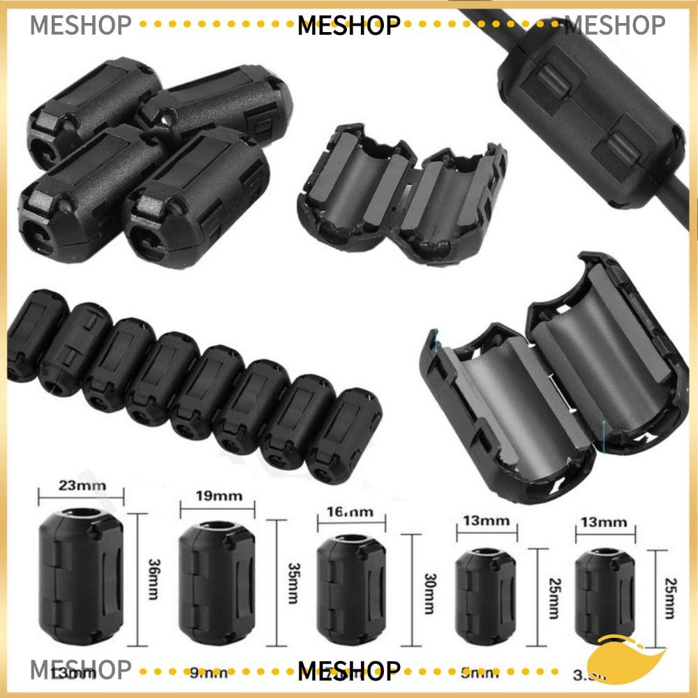 ME Ring Core Ferrite Bead Clamp, Snap Type Anti-interference Choke Coil ...