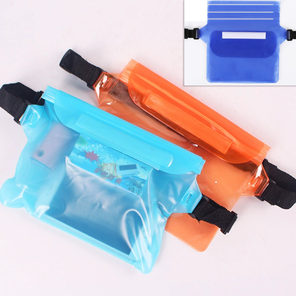 1 Pc Color Slant Span Mobile Phone Sealed Waterproof Large Waist Pack ...
