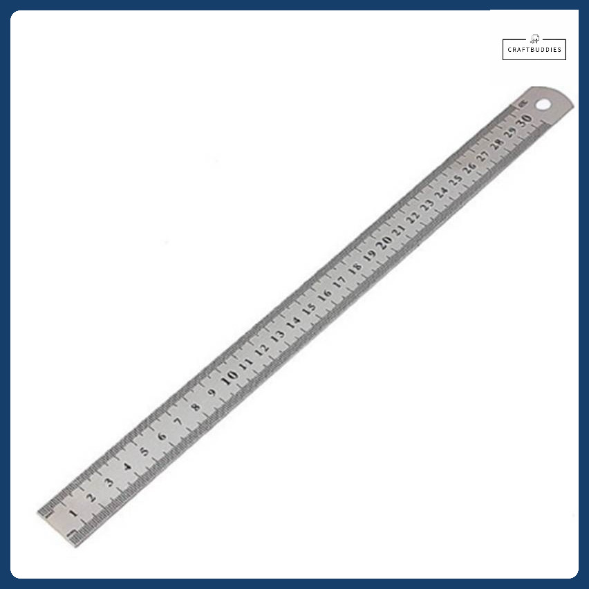 cb.ph MC Stainless Steel Ruler 12”/30cm | Shopee Philippines