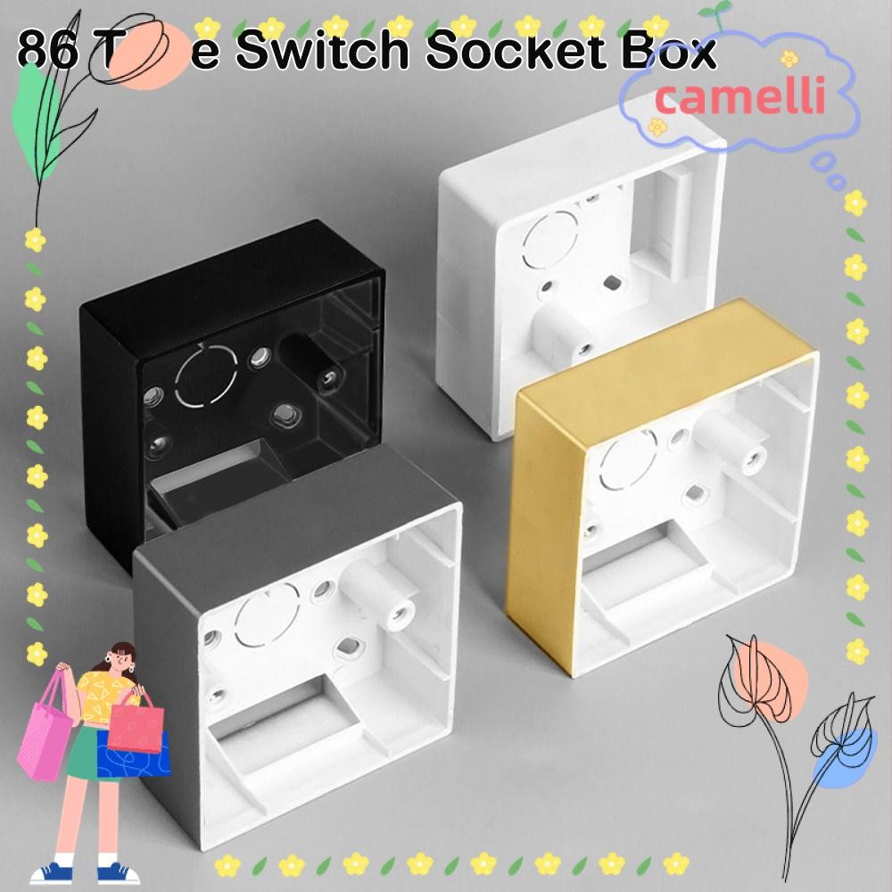 CAMELLI External Mounting Box PVC On-Wall Mount Home Improvement Wall ...