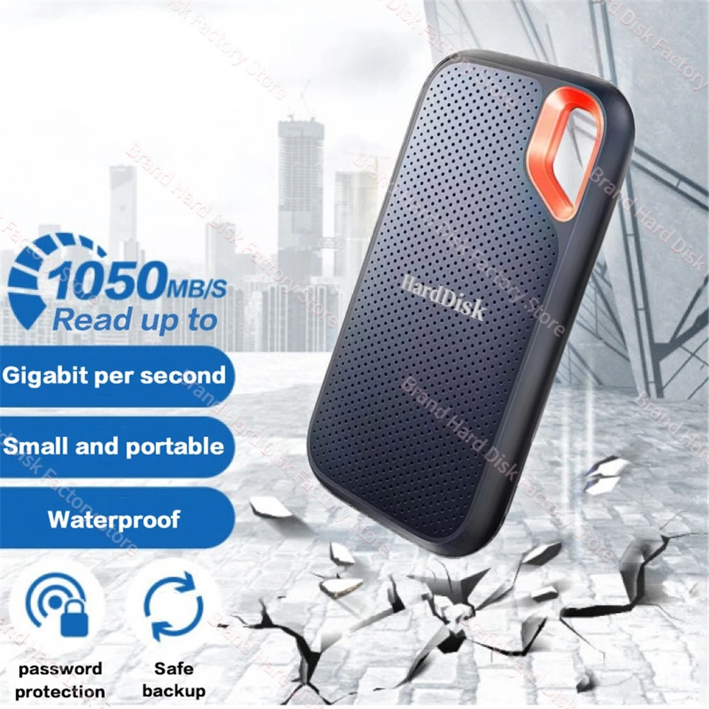 External SSD Portable Solid State Drive E61 4TB 256TB 1TB 2TB Type C A ...