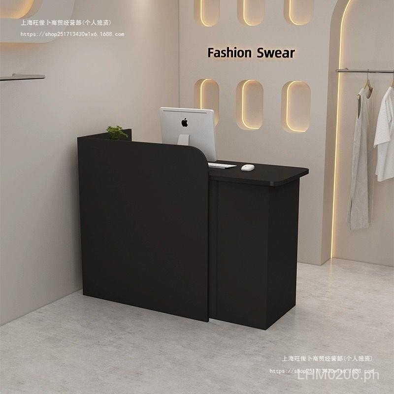 Small Counter Table Cash Register Table Clothing Store Modern Bar Table ...