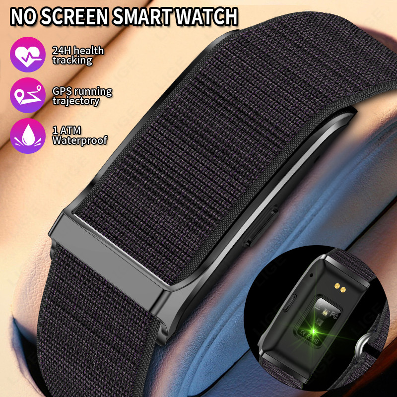 LIGE No Screen Smart Watch Men Women Heart Rate Blood Pressure Multi ...