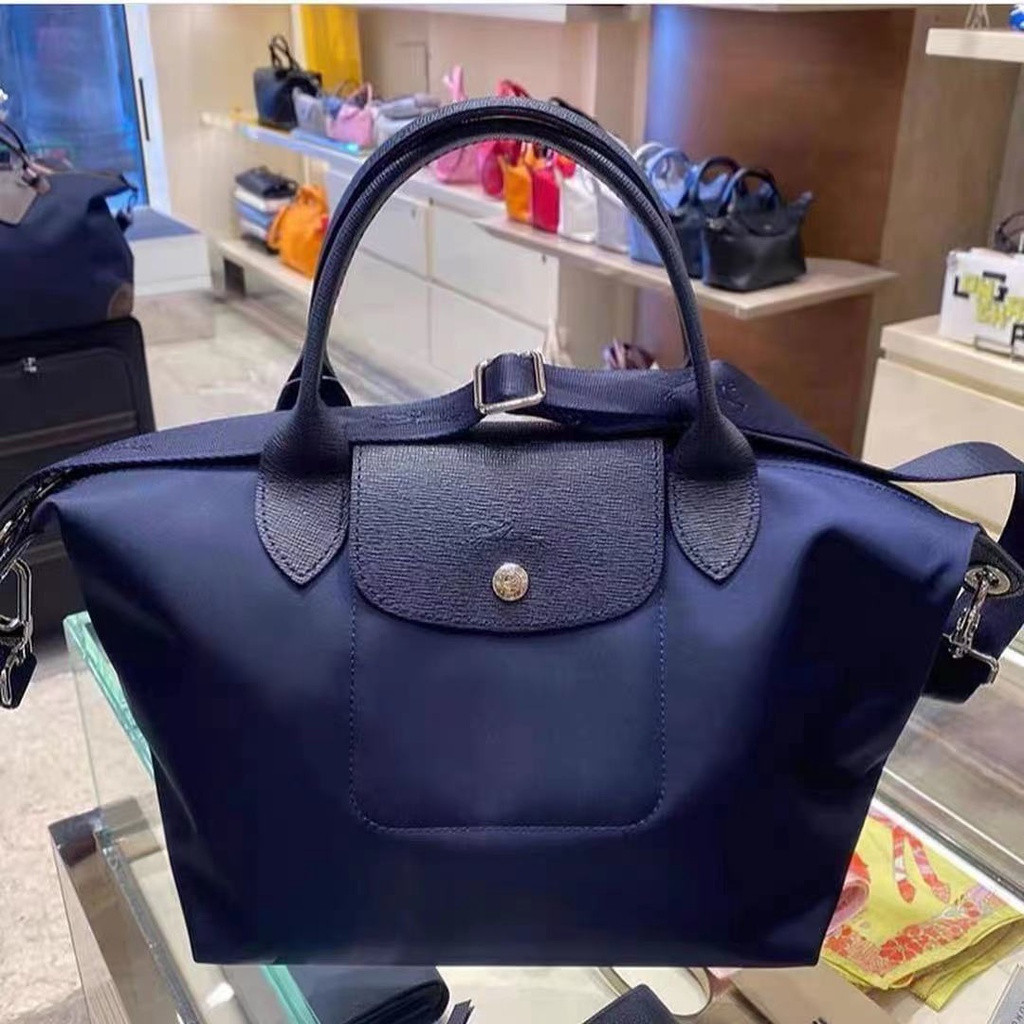 Ready Stock Longchamp 1512 578 Neo Women's Classic Large Handbag Nylon ...