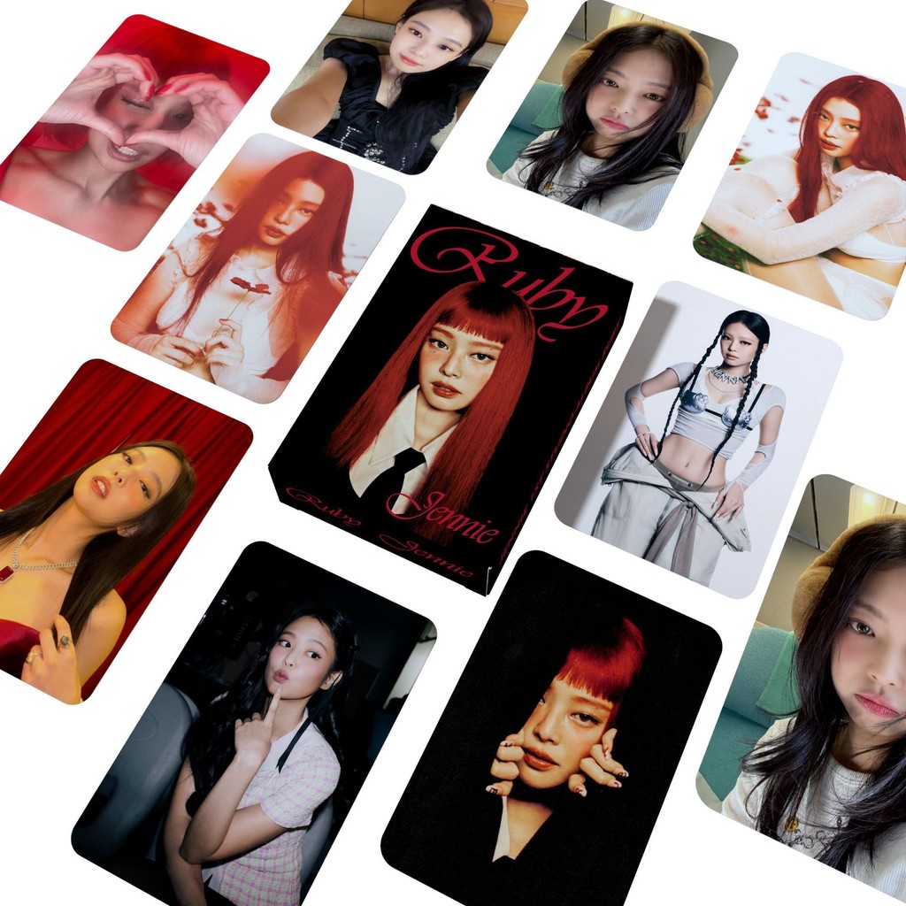 55pcs BP Jennie Ruby Lomo Cards Lisa Alter Ego BORN AGAIN JISOO ...