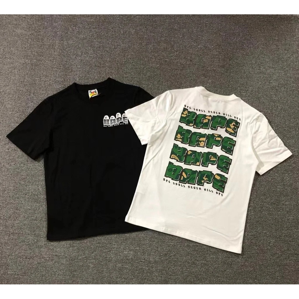 Fashion New Style A BATHING APE FW22 Letter Printing Silhouette Short ...