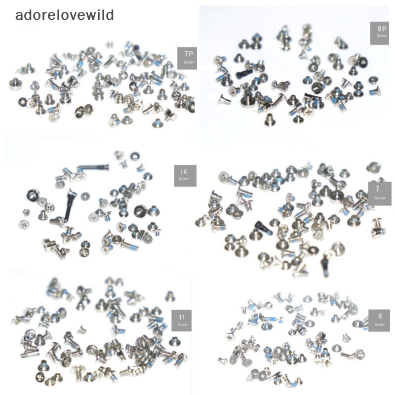 ALW Full Set Screw with 2 Bottom Dock for iPhone X 7 8 plus Screws ...