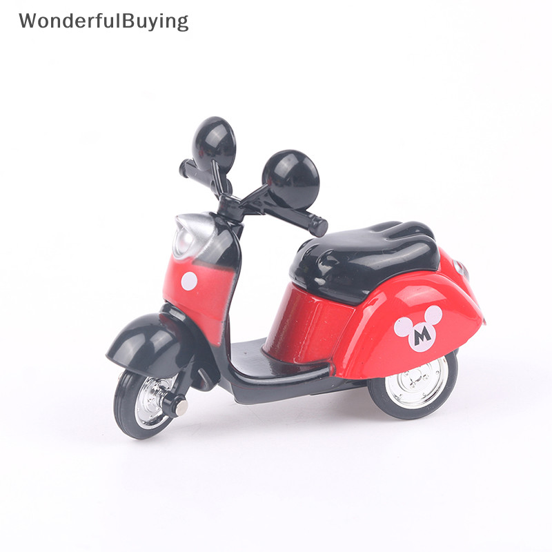 WBPH Belle 1Pc Kids Cartoon Mini Motorcycle Toy Inertia Car Motorcycle ...
