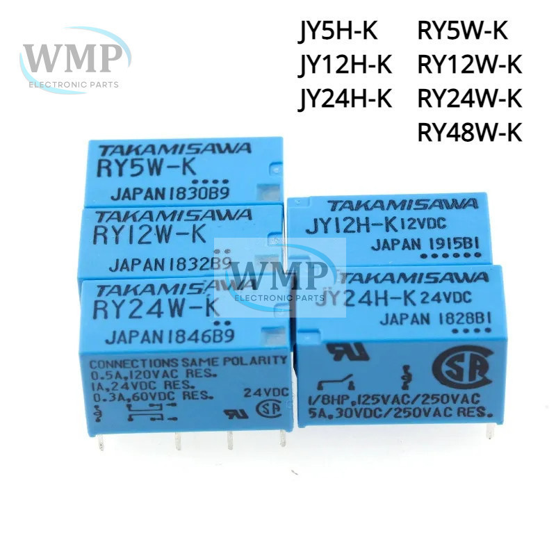 Original TAKAMISAWA Relay JY24H RY12W-K RY24W-K RY5W-K JY5H-K JY12H-K JY24H-K New | Shopee ...