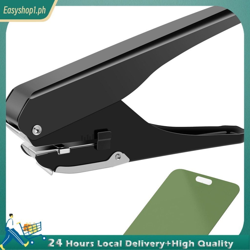 Slot Hole Punch Multifunctional Oval Hole Punch Metal ID Card Hand ...