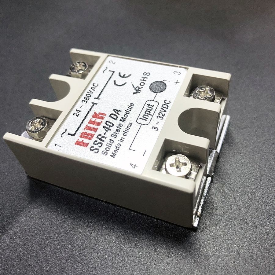☭Single-phase solid state relay contactor SSR DC-controlled AC relay 40DA DC-controlled AC relay ...