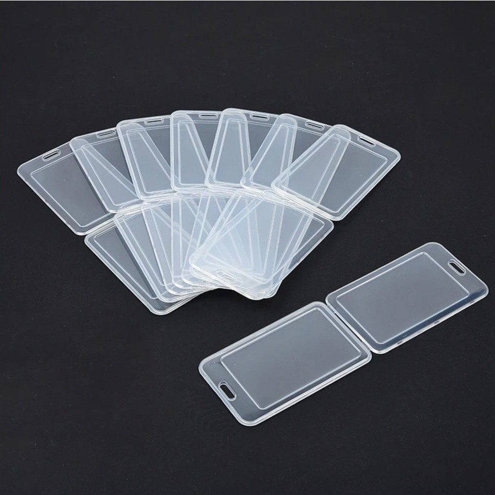 PAE Double Sided Transparent ID Set Work Permit Hanging Rope Card Set ...
