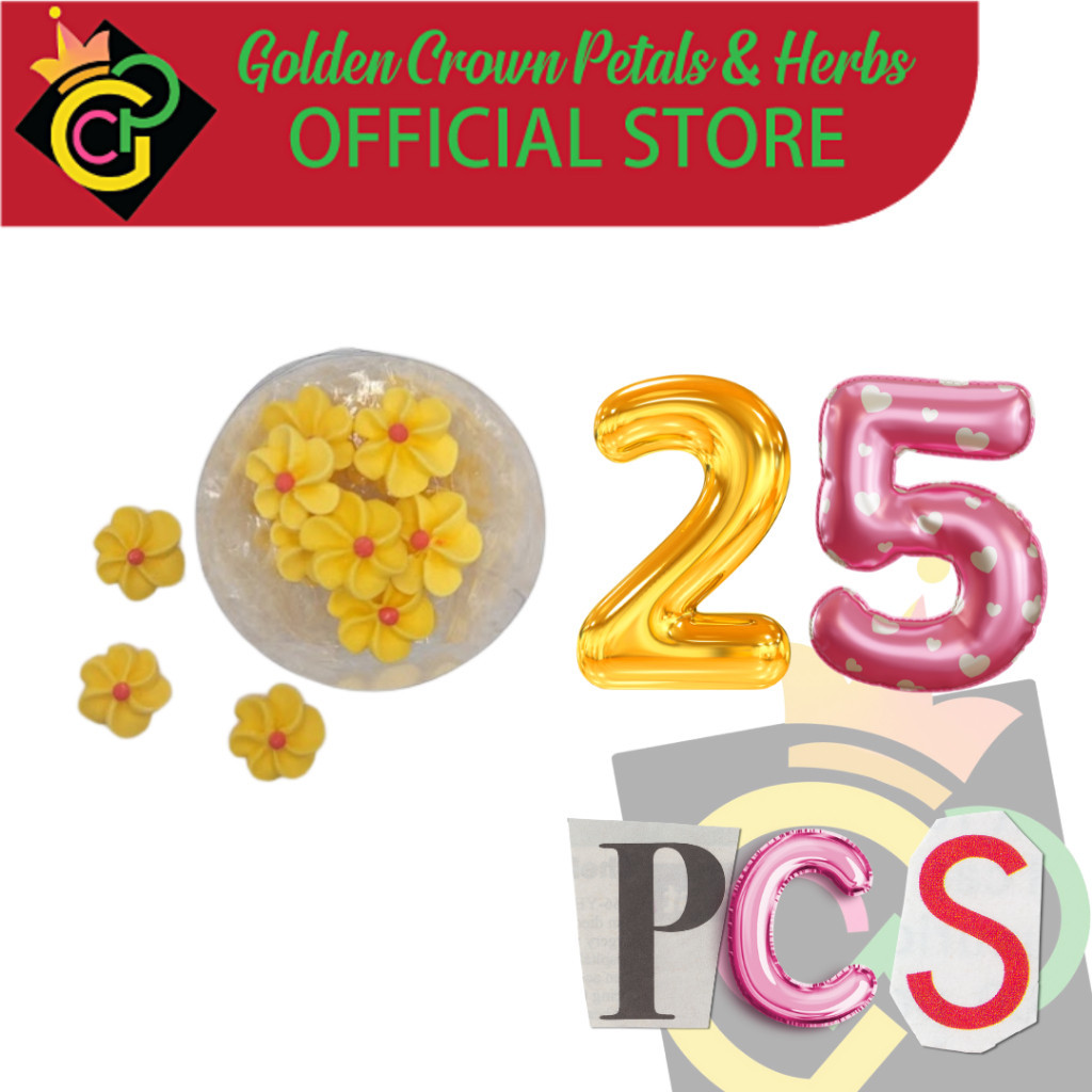 2024 Blossom Fillers Gumpaste ROYAL ICING Edible Cake Cupcake Topper ...