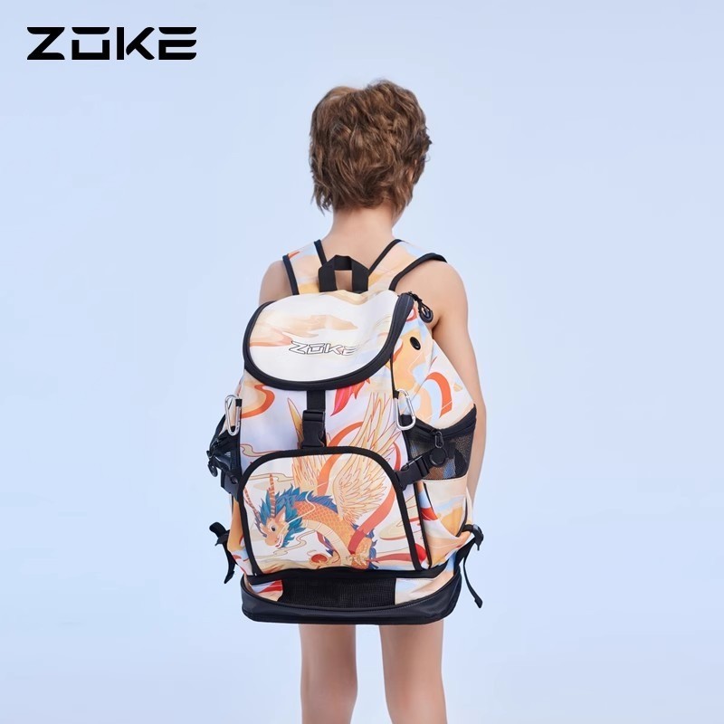 Zoke Backpack With Dry And Wet Separation For Adult Children's Swimming Training, Large Capacity ...