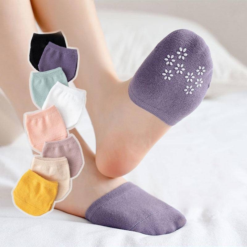 Women's boat socks, non-slip silicone socks, half-foot socks, invisible ...