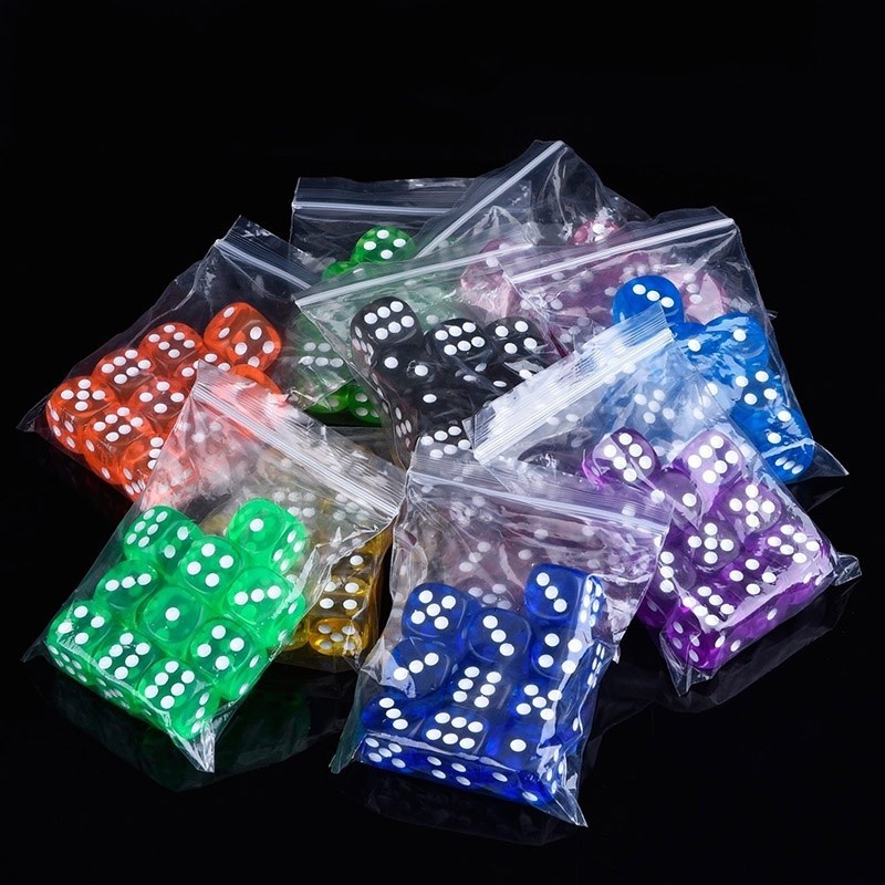New 5PCS Candy Colored Dice Multicolor Rolling Game For Board Party Bar ...