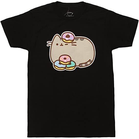 Pusheen The Cat Pusheen Donut Stack T-Shirt Licensed & Official ...