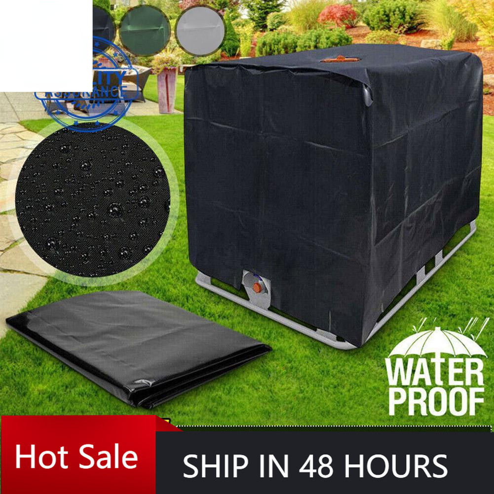 COD Dustproof 1000L IBC Tank Cover With Zipper Outdoor Waterproof ...