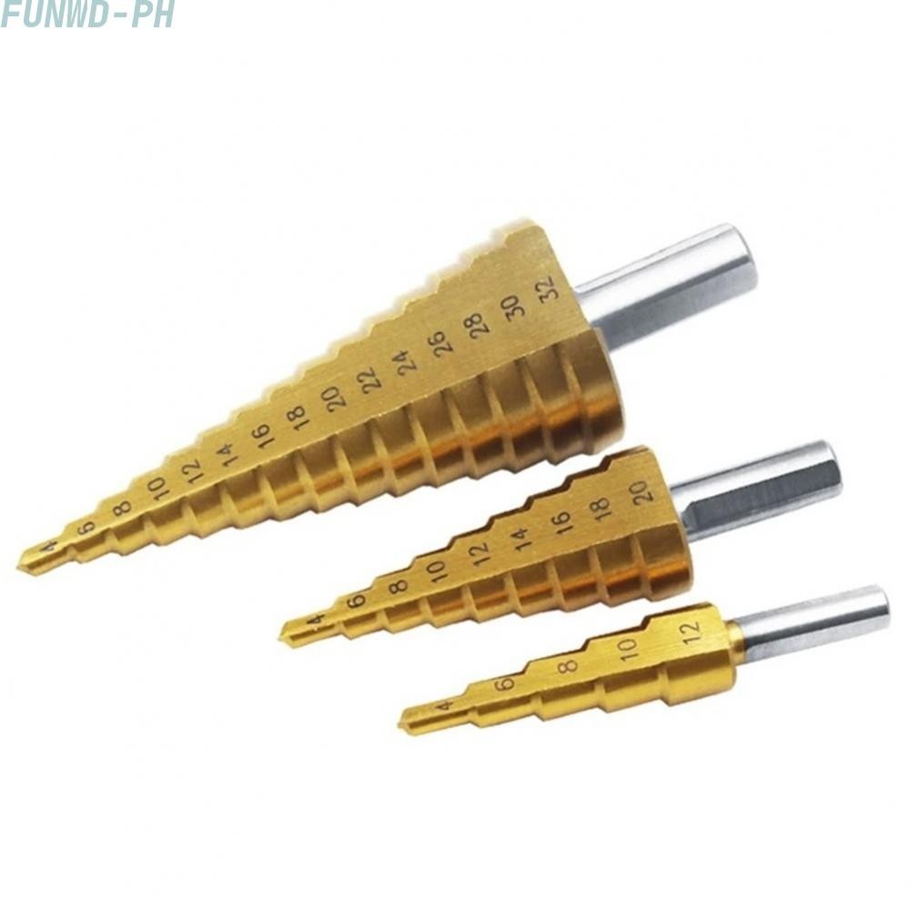 Professional HSS Steel Step Cone Drill Bit Set for Efficient Hole ...