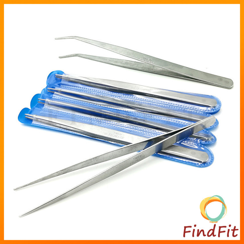 Stainless steel forceps Stainless Steel Industrial Anti-static Tweezers ...