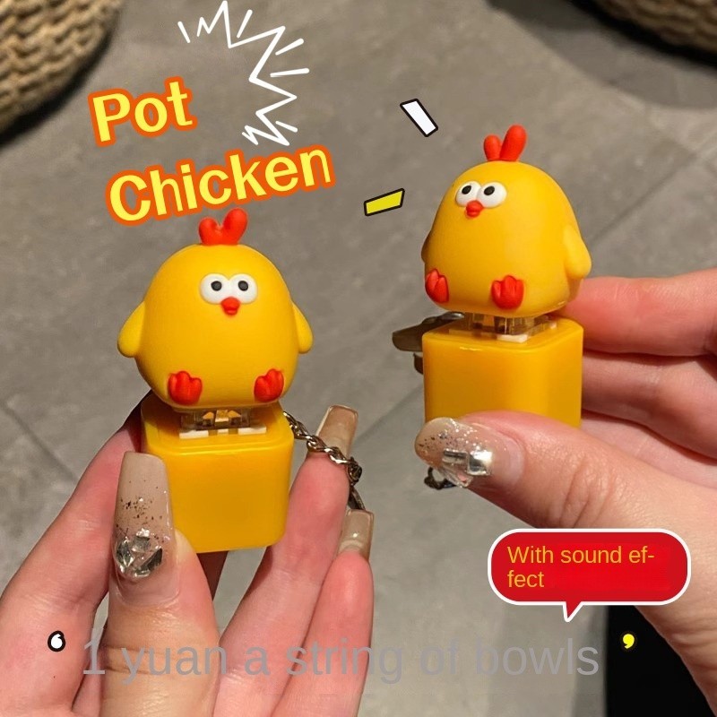 Funny Keycap Fidget Toy Wooden Fish Crayon Shin-chan Toy with Light ...