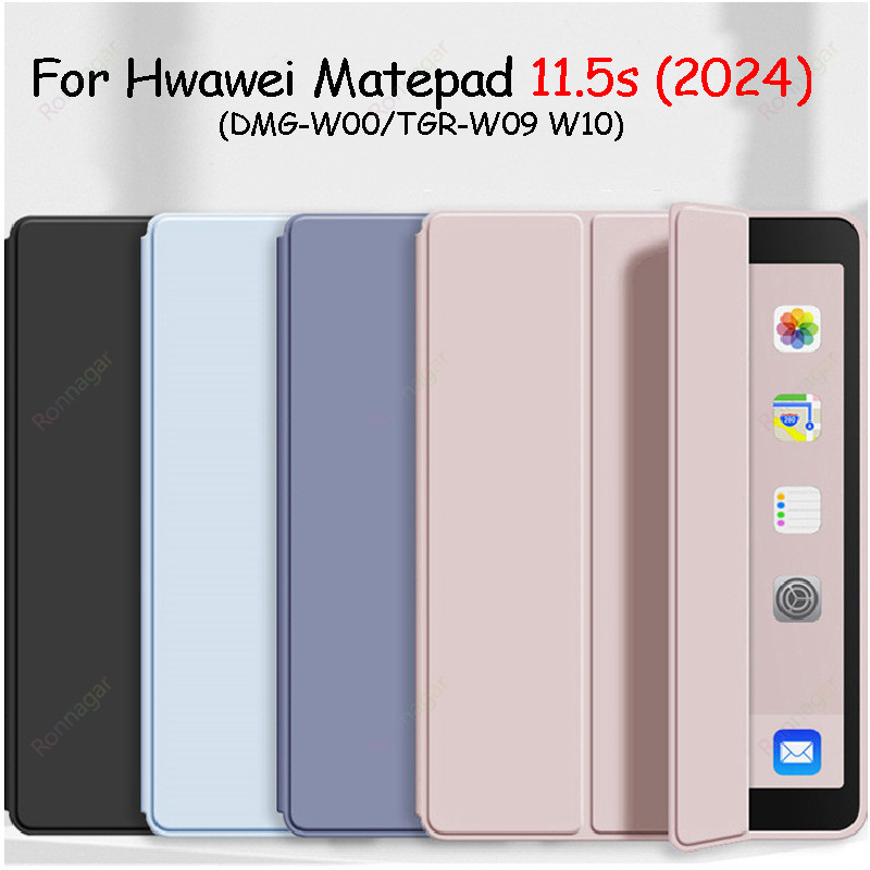 For Huawei MatePad 11 5 S Case 2024 Soft Back Stand Cover For Huawei ...