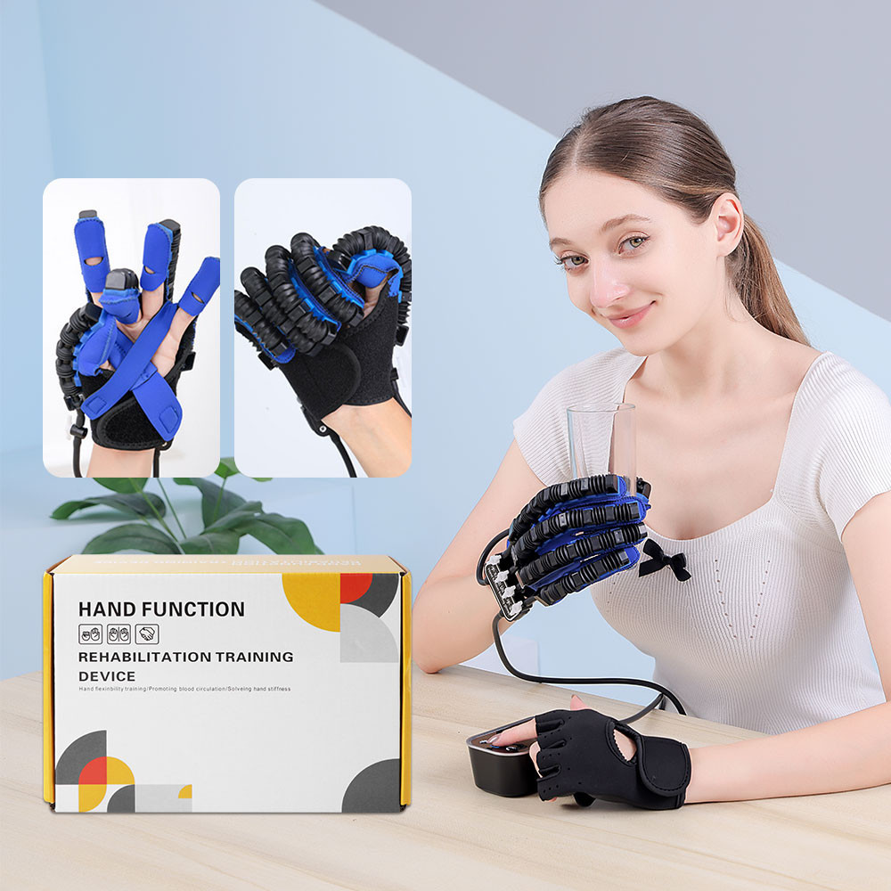 Rehabilitation Robot Gloves for rehabilitation of stroke finger ...