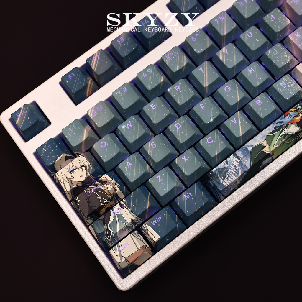 Firefly Keycaps Cherry Profile Honkai: Star Rail Theme PBT Dye Sub ...