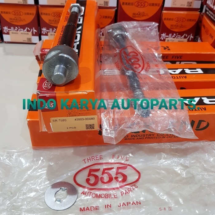 Rack END LONG TIE ROD TOYOTA NEW VIOS 07-12 YARIS 07-13 BRAND 555 JAPAN ORIGINAL. | Shopee ...