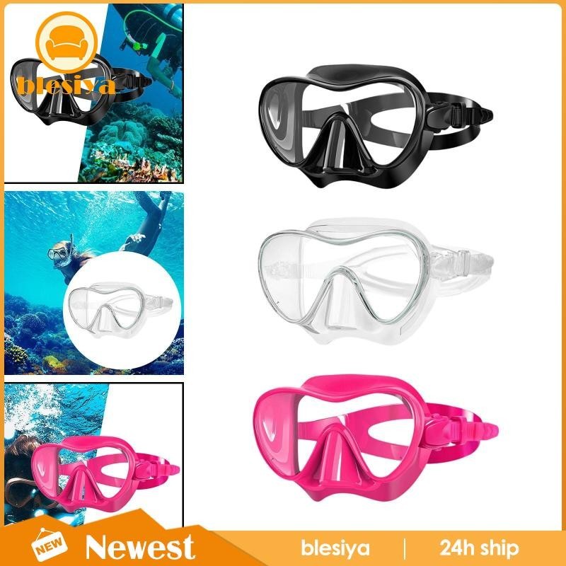 [Blesiya] Swim Glasses Diving Glasses,Clear View Large Frame ...