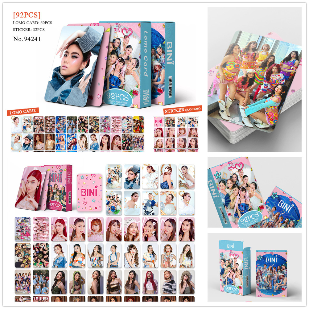 Talaarawan 92 Piece Bini Lomo Card Photo Card Holographic Photocards ...