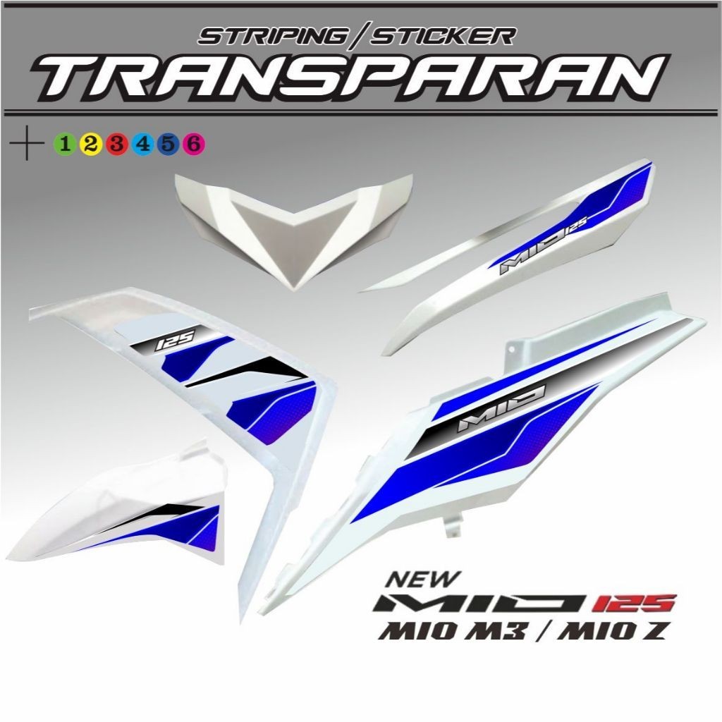 Mio Z Variation Of Pole Sticker/MIO M3 STRIPING Motorcycle STRIPING ...