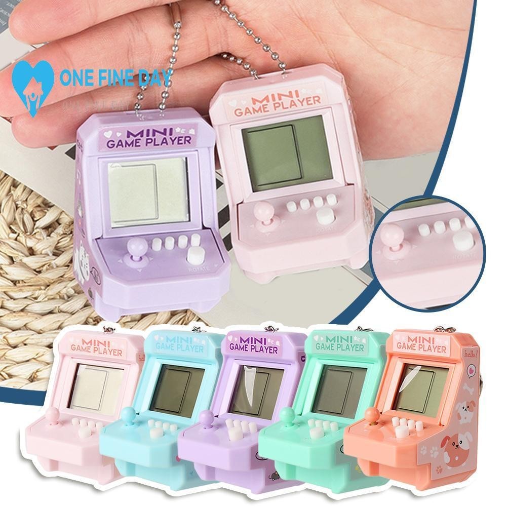 Compact Retro Arcade Game Machine Handheld Tetris Electronic Gaming ...