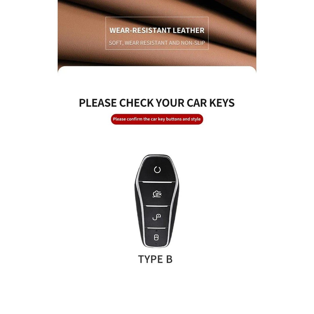 Car Key Cover Case Holder for BYD Han Ev Tang Dm Qin PLUS Song Pro MAX ...