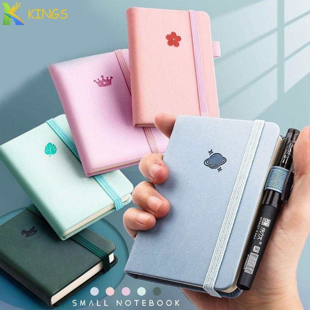 KINGS A7 Mini Notebook, Memo Diary Planner Diary Notebook Pocket ...