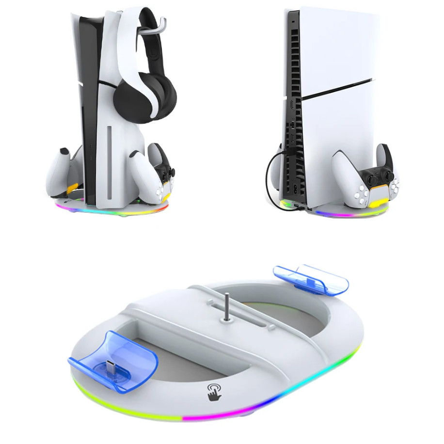 For PS5 & PS5 Slim / Pro Vertical Stand Base Holder Base Pro For 5 ...