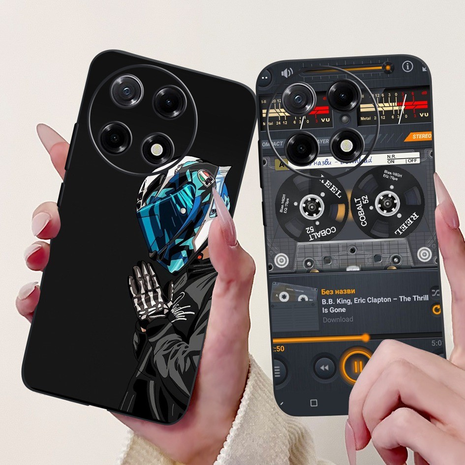 Case For Tecno Camon 30S CLA5 Casing Cool Machine Metal Pattern Back ...