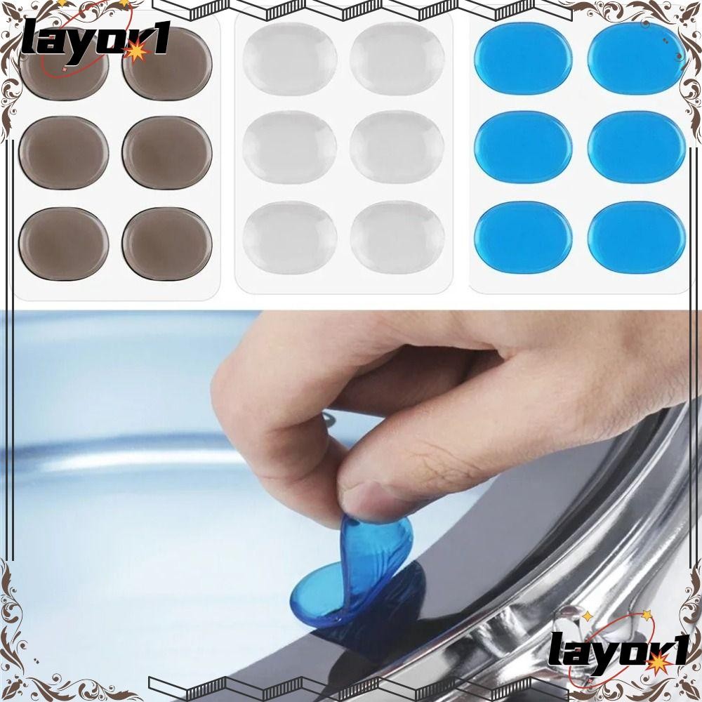 LAYOR1 6Pcs/Sheet Drum Mute Pad, Stickers Tone Control Snare Drum ...