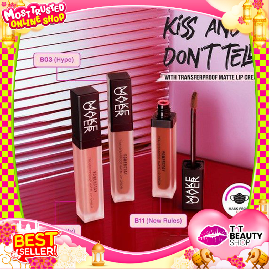 Make OVER Powerstay Transferproof Matte Lip Cream | Powerstay MakeOver ...