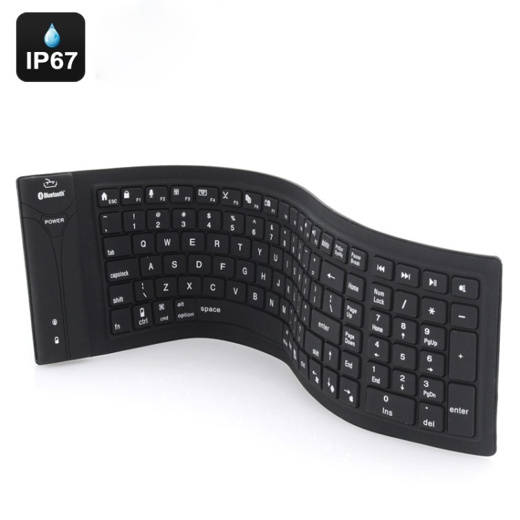 Stock available Ready Stock JA-11 108-keys Foldable Silicone Bluetooth ...