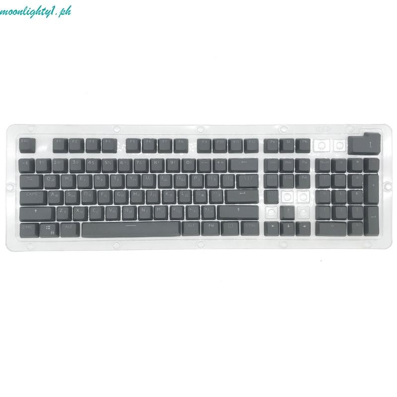 moonlighty1 104 Keys Retro Round Keycaps Double Shot DIY Russian ...